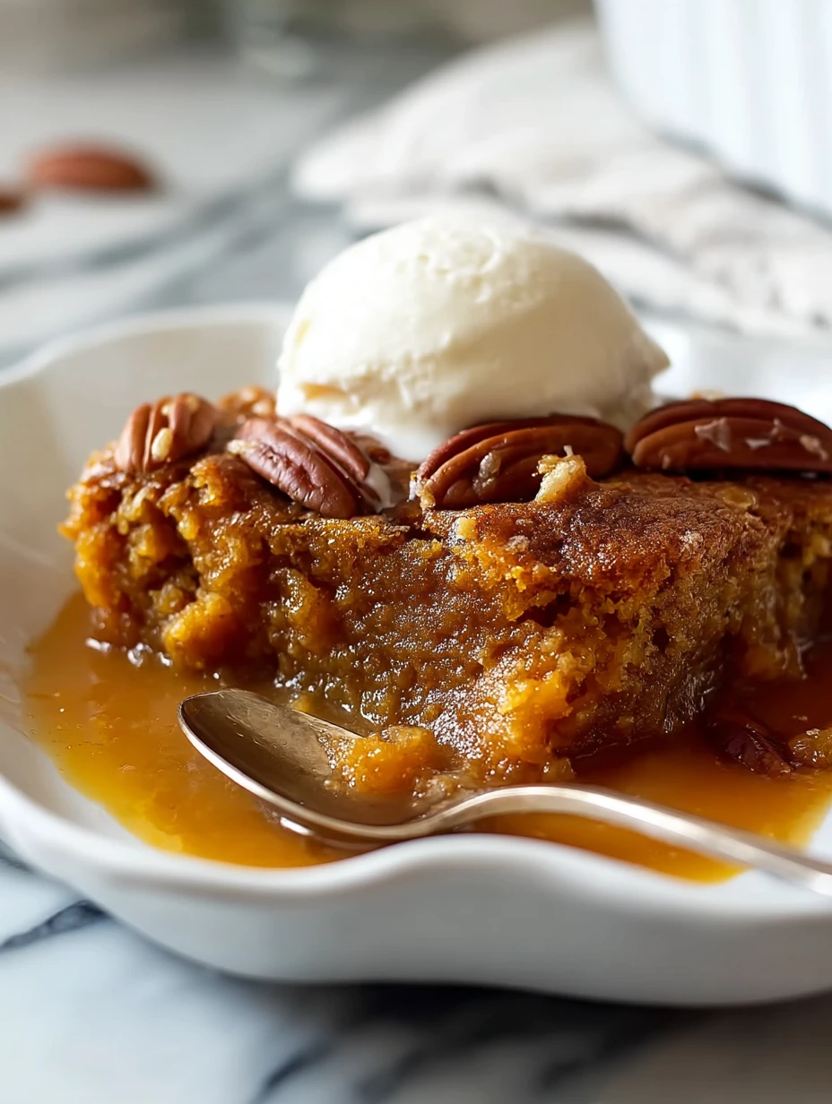 Cinnamon Pumpkin Pecan Cobbler