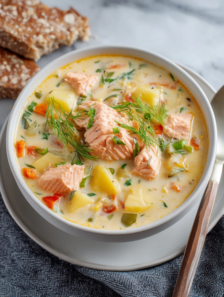 Cozy Salmon Chowder