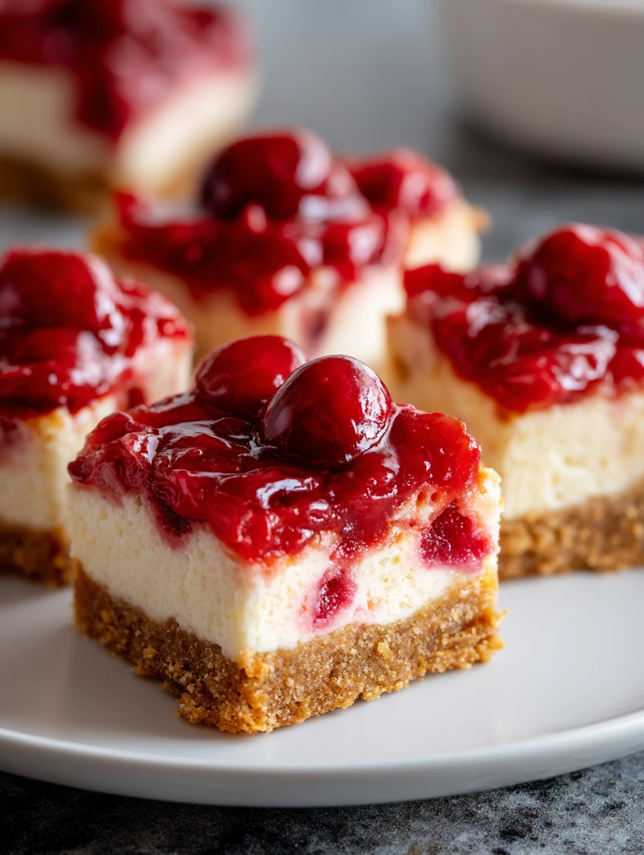 Cherry Cheesecake Bars