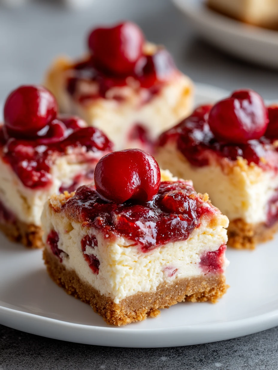 Cherry Cheesecake Bars