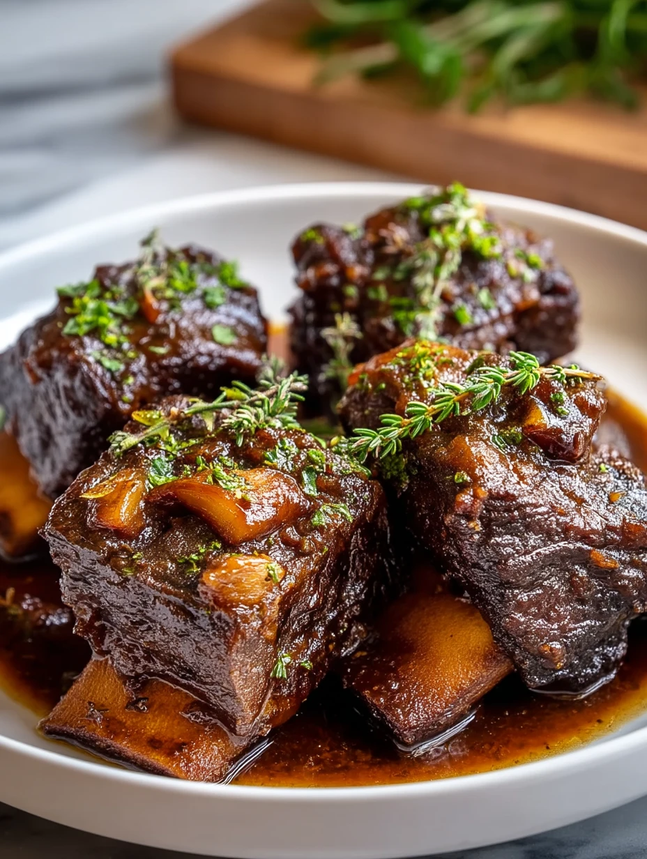Slow Cooker Beef Short Ribs
