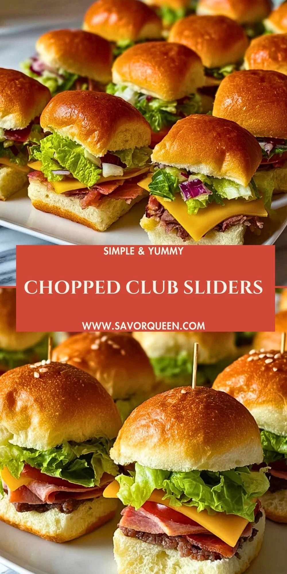 Chopped Club Sliders