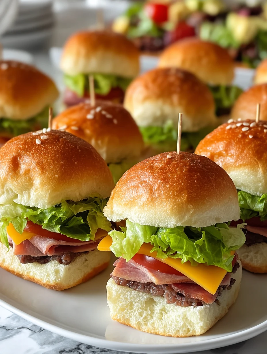 Chopped Club Sliders