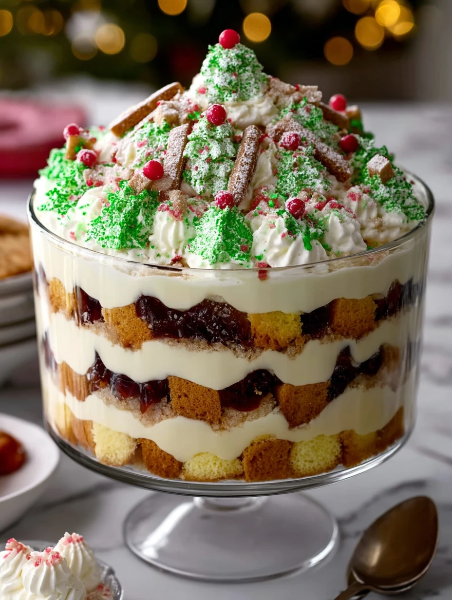 Christmas Tree Cake Trifle