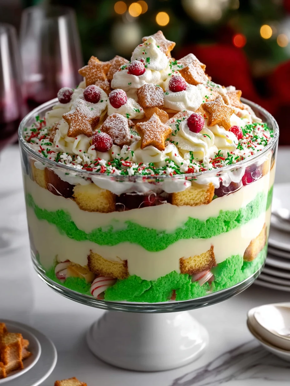 Christmas Tree Cake Trifle
