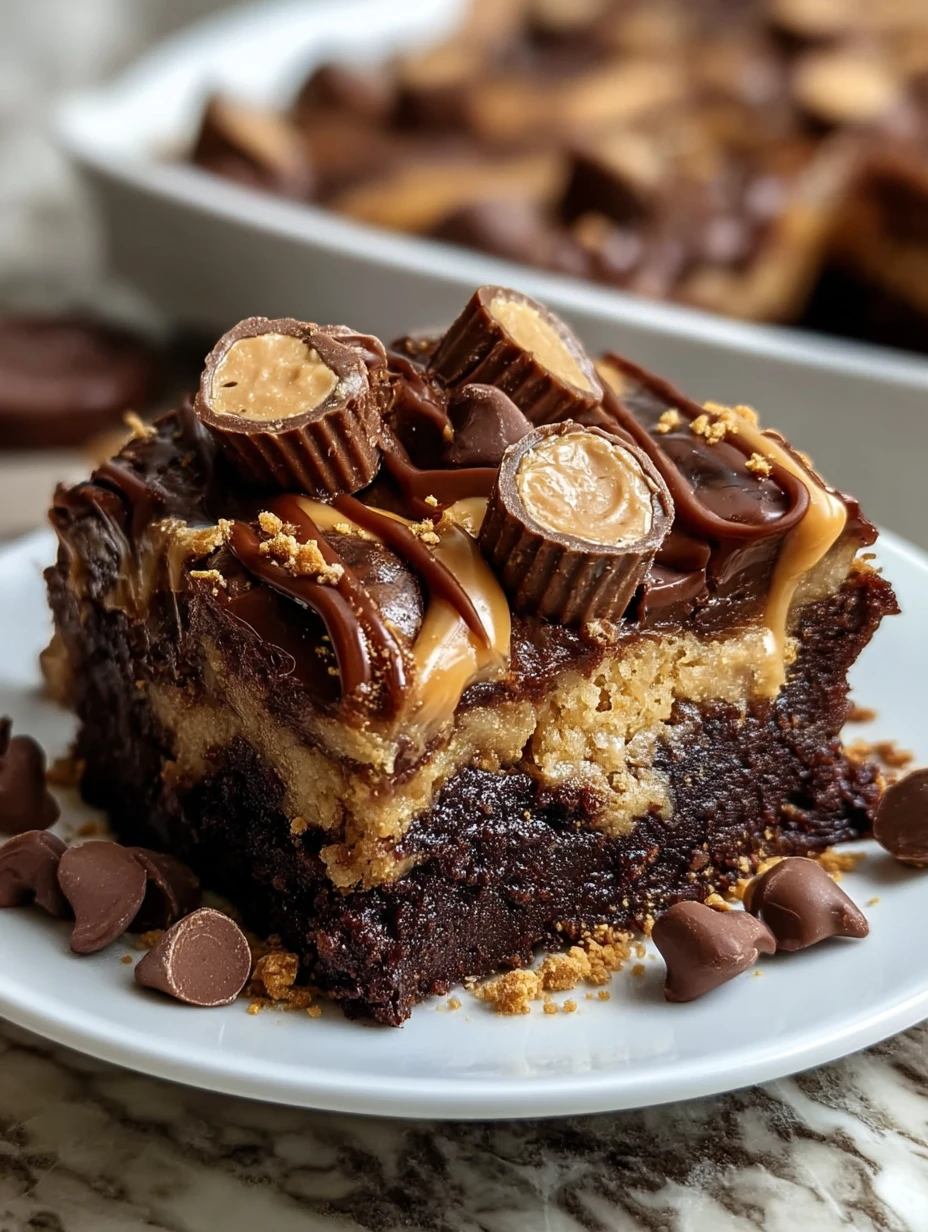 Peanut Butter Cup Dump Cake
