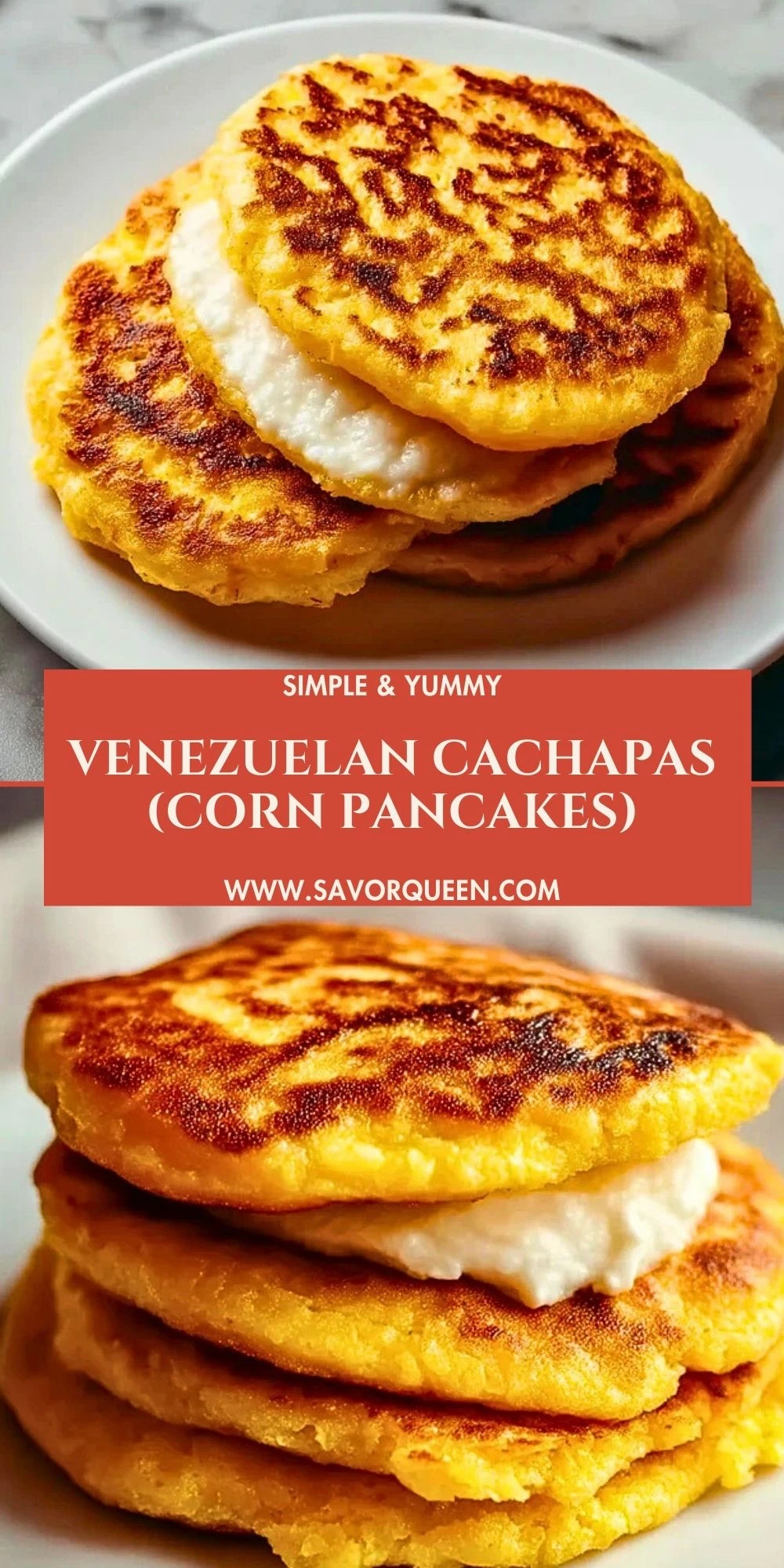 Venezuelan Cachapas (Corn Pancakes)